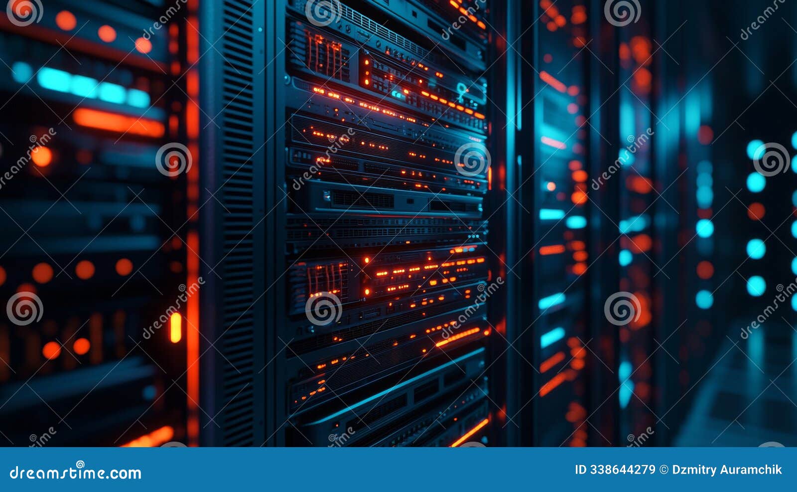 Modern Data Centers Display Advanced Technology and Efficient ...