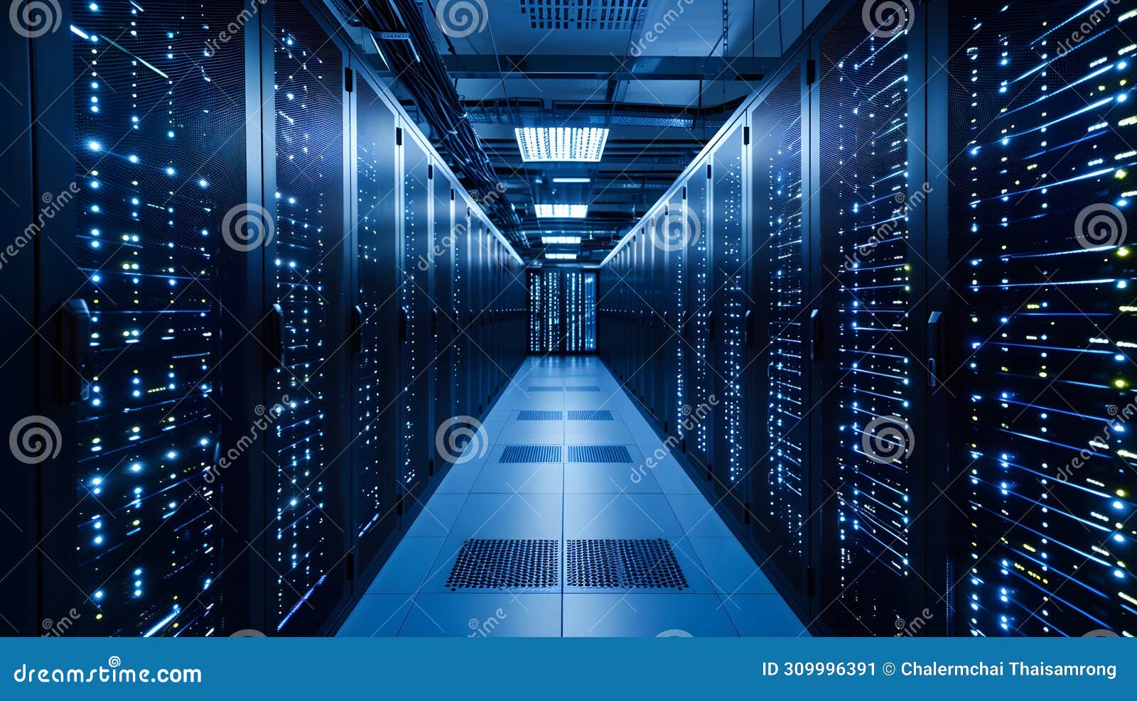 Modern Data Centers with Server Racks, the Digital Infrastructure that ...