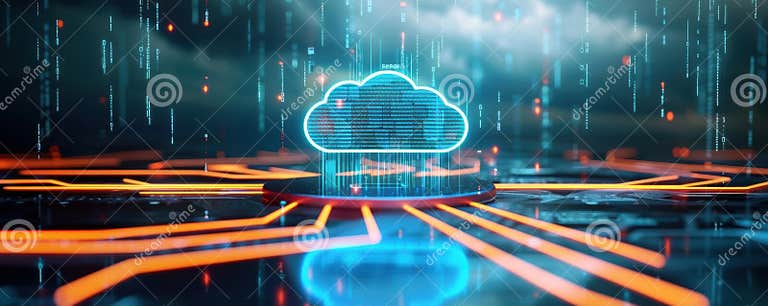 Modern Data Protection Graphics Highlight Secure Cloud Solutions with ...