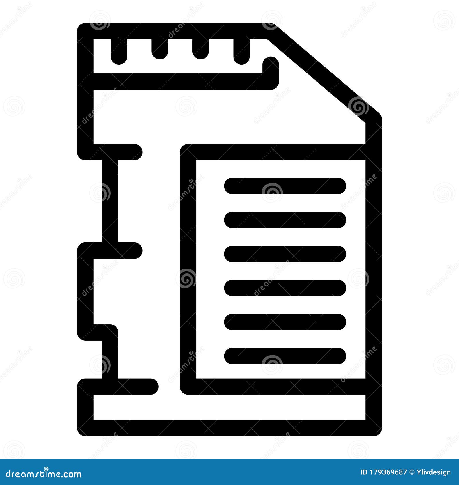 Modern Data Storage Icon, Outline Style Stock Vector - Illustration of ...