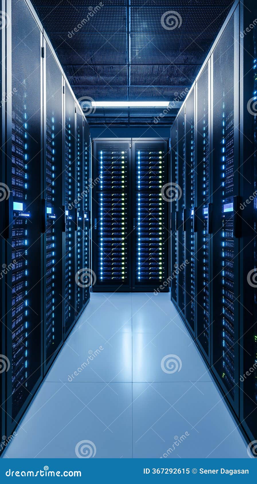 Modern Datacenter Server Room Stock Image | CartoonDealer.com #57446785
