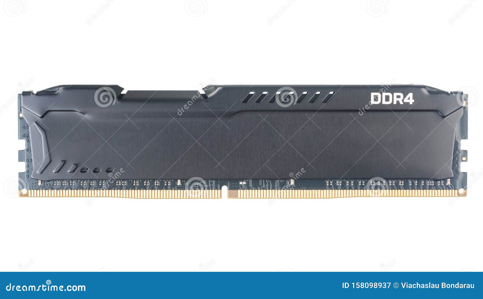 Modern DDR4 Memory Stick of Computer with Radiator Editorial ...