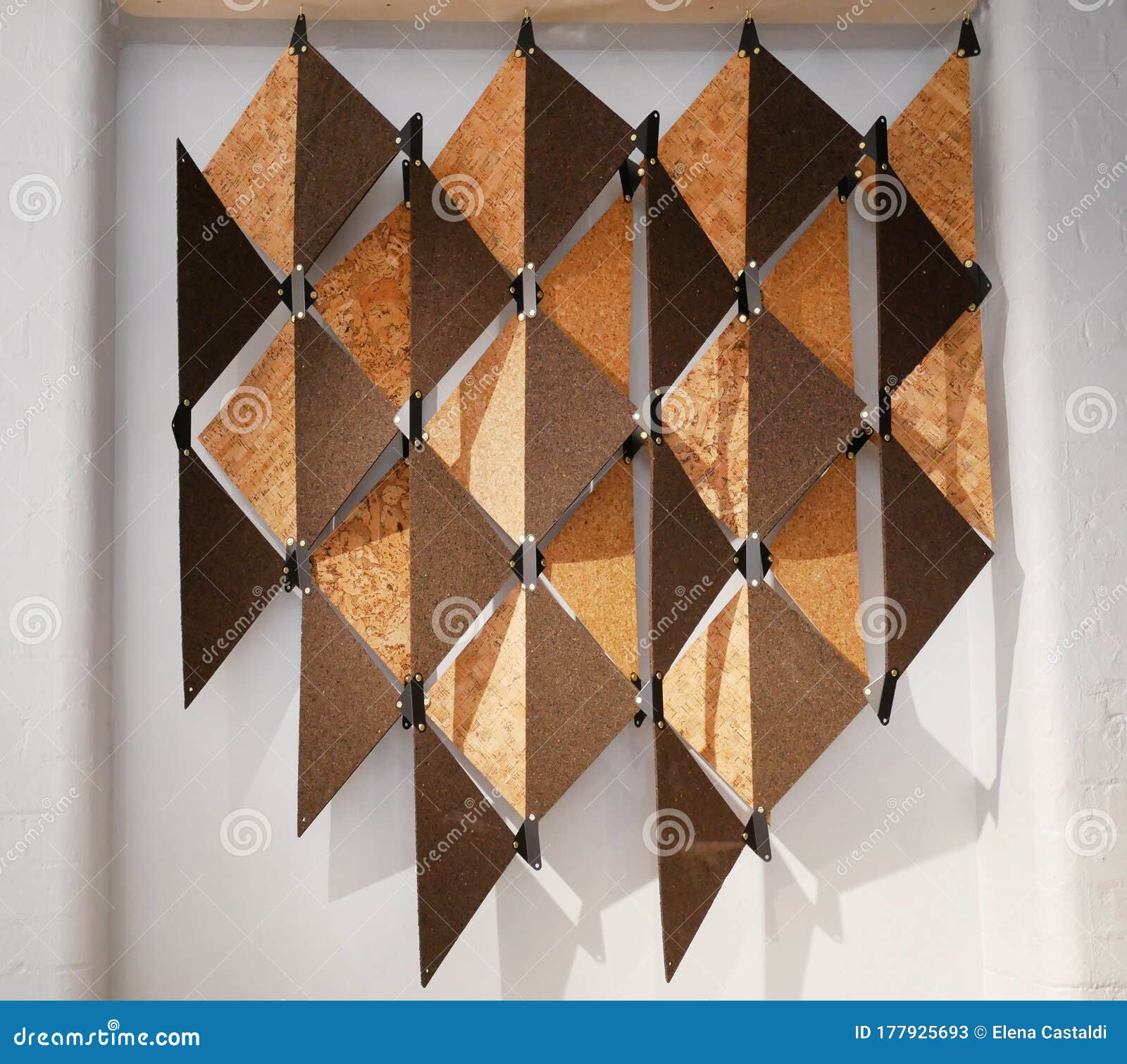 The Modern Decorative Metal Panels Editorial Stock Photo - Image of ...