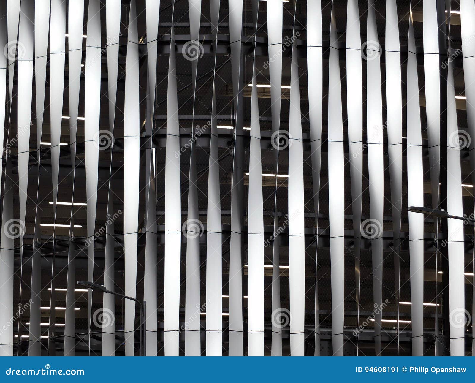 Modern Decorative Metallic Cladding Stock Image - Image of finish ...