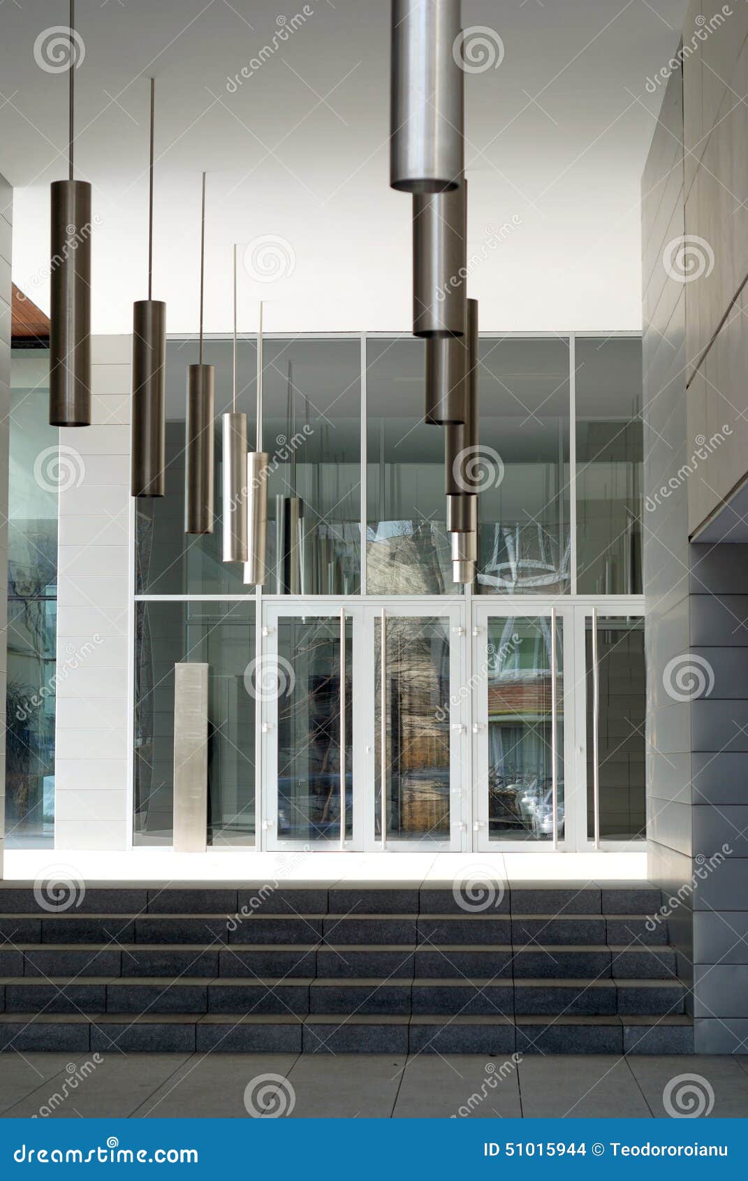 Modern Design Block Entrance Stock Photo - Image of geometric ...