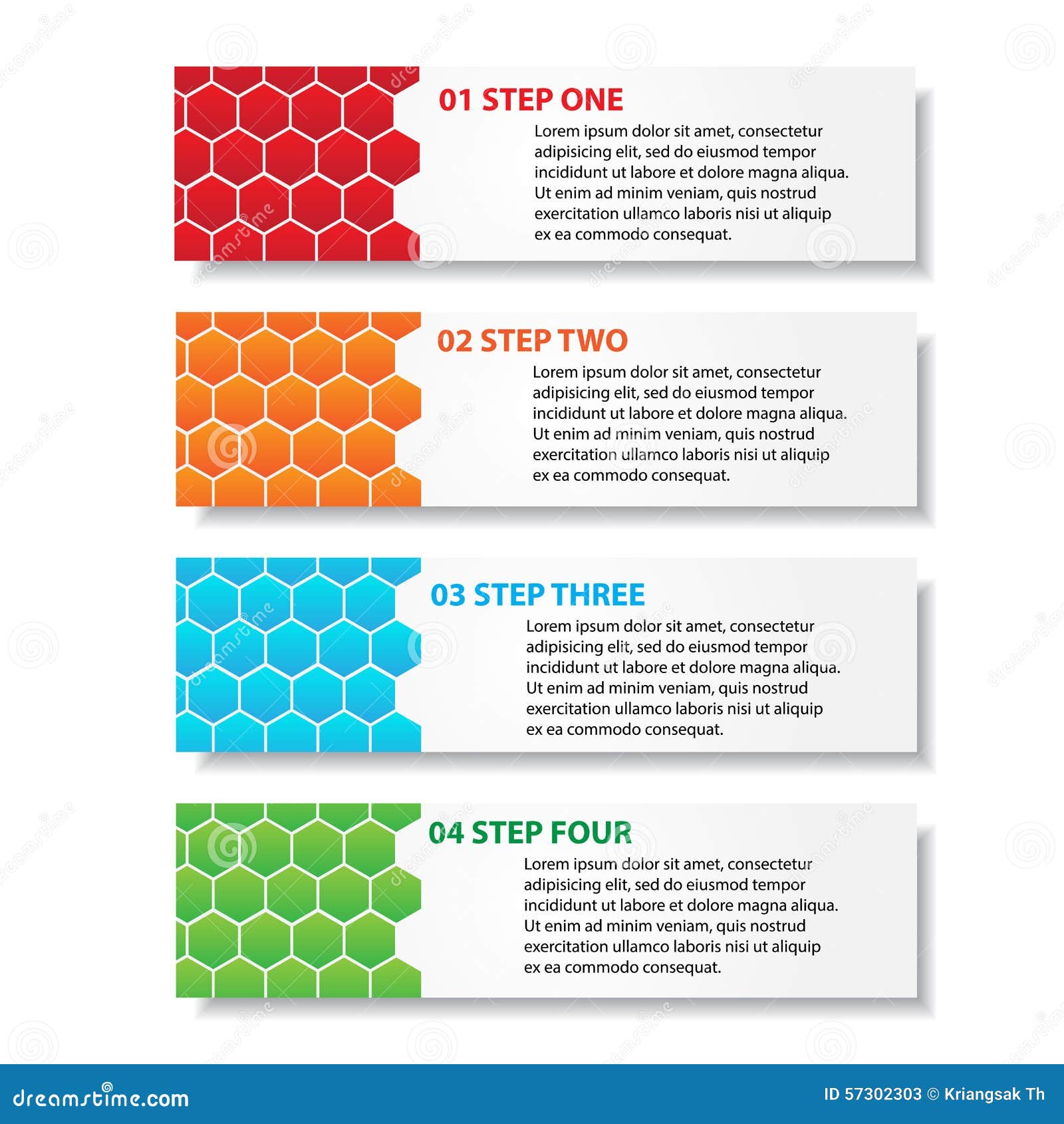 Modern Design Business Number Banners Template or Website Layout. Info ...