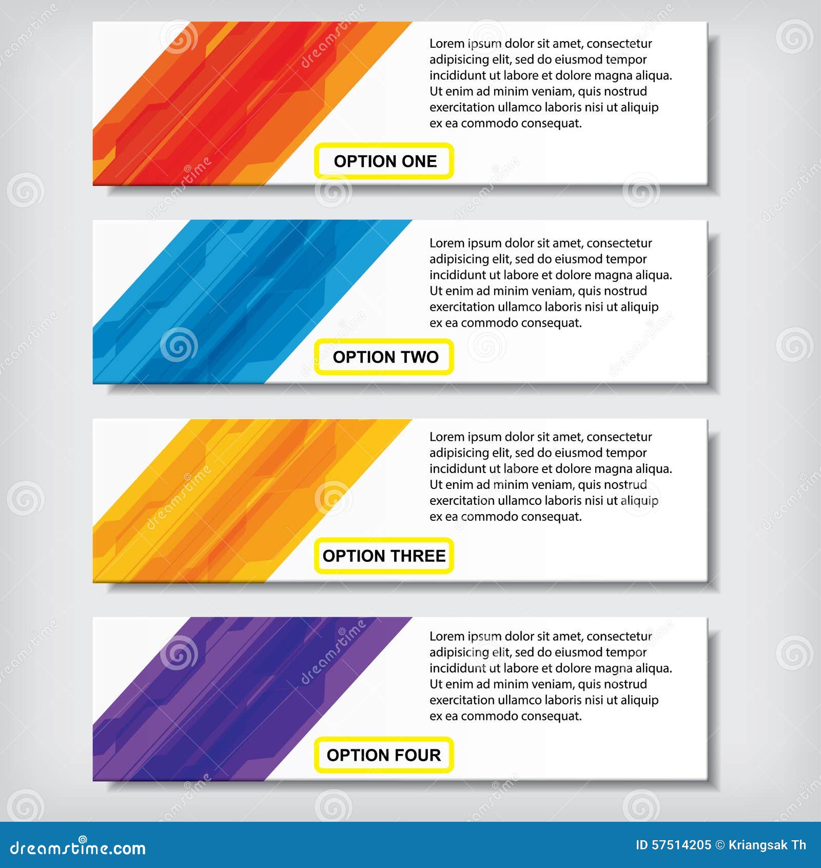 Modern Design Business Number Banners Template or Website Layout. Info ...