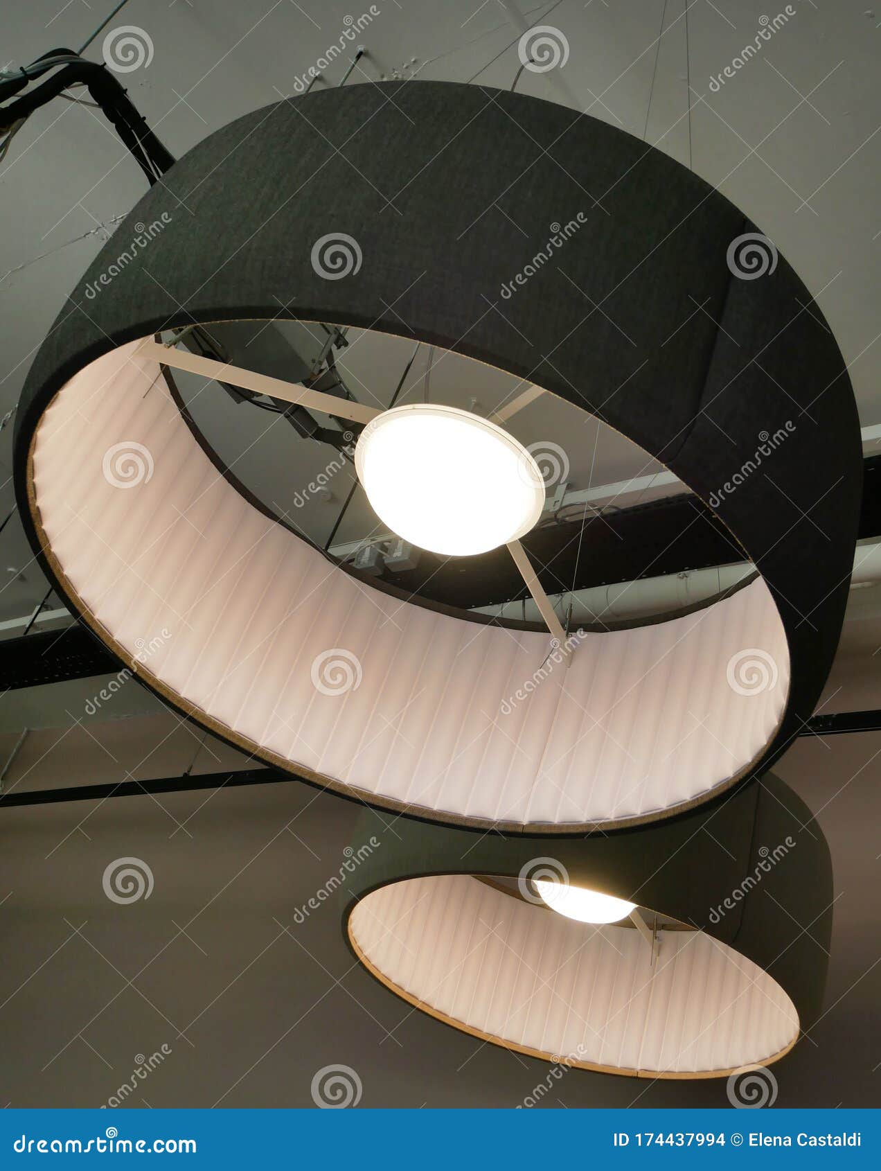 Modern Design Ceiling Lamps Stock Photo - Image of lamp, design: 174437994