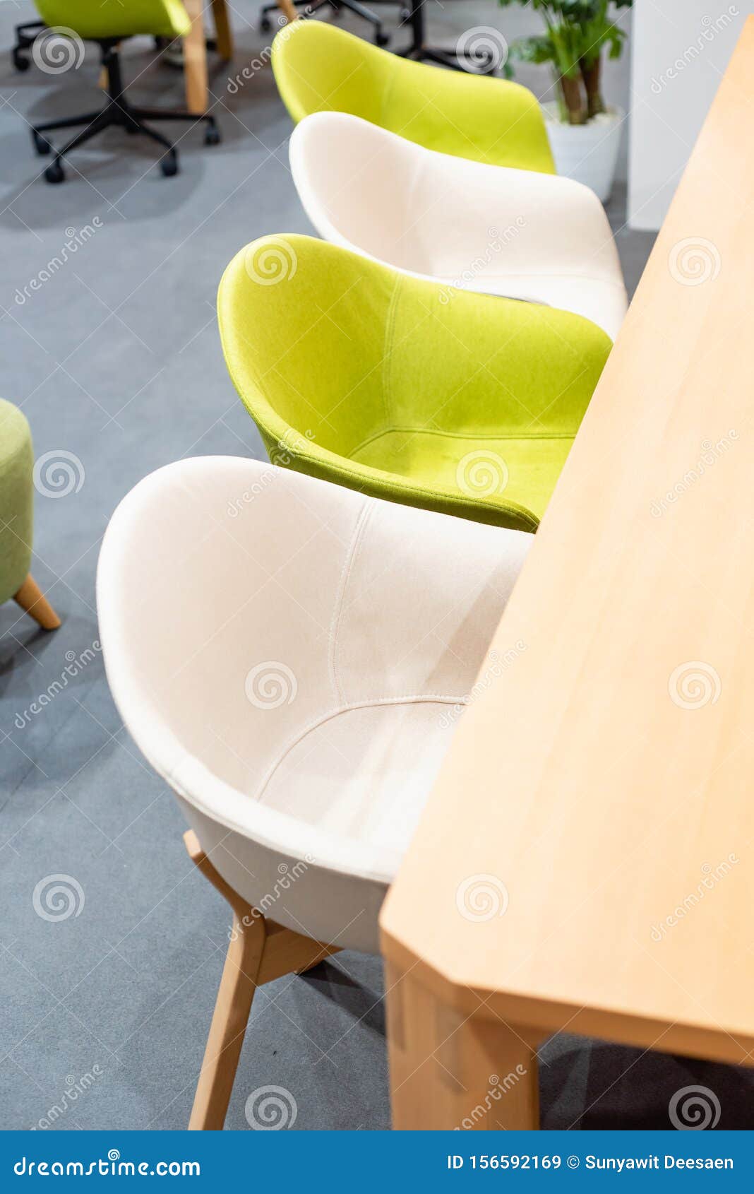 Modern Design Chair in Library Stock Image - Image of inte, equipment ...