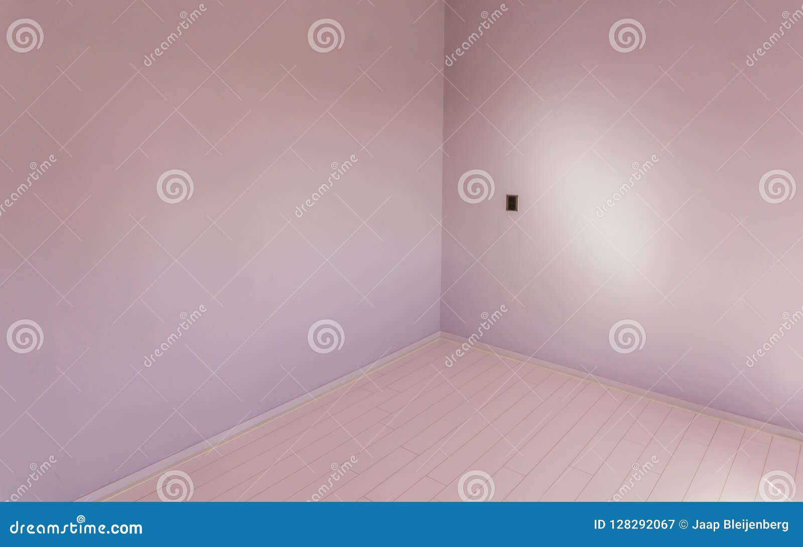 Modern Design Colors Pink and Purple Empty Chamber Room Interior ...