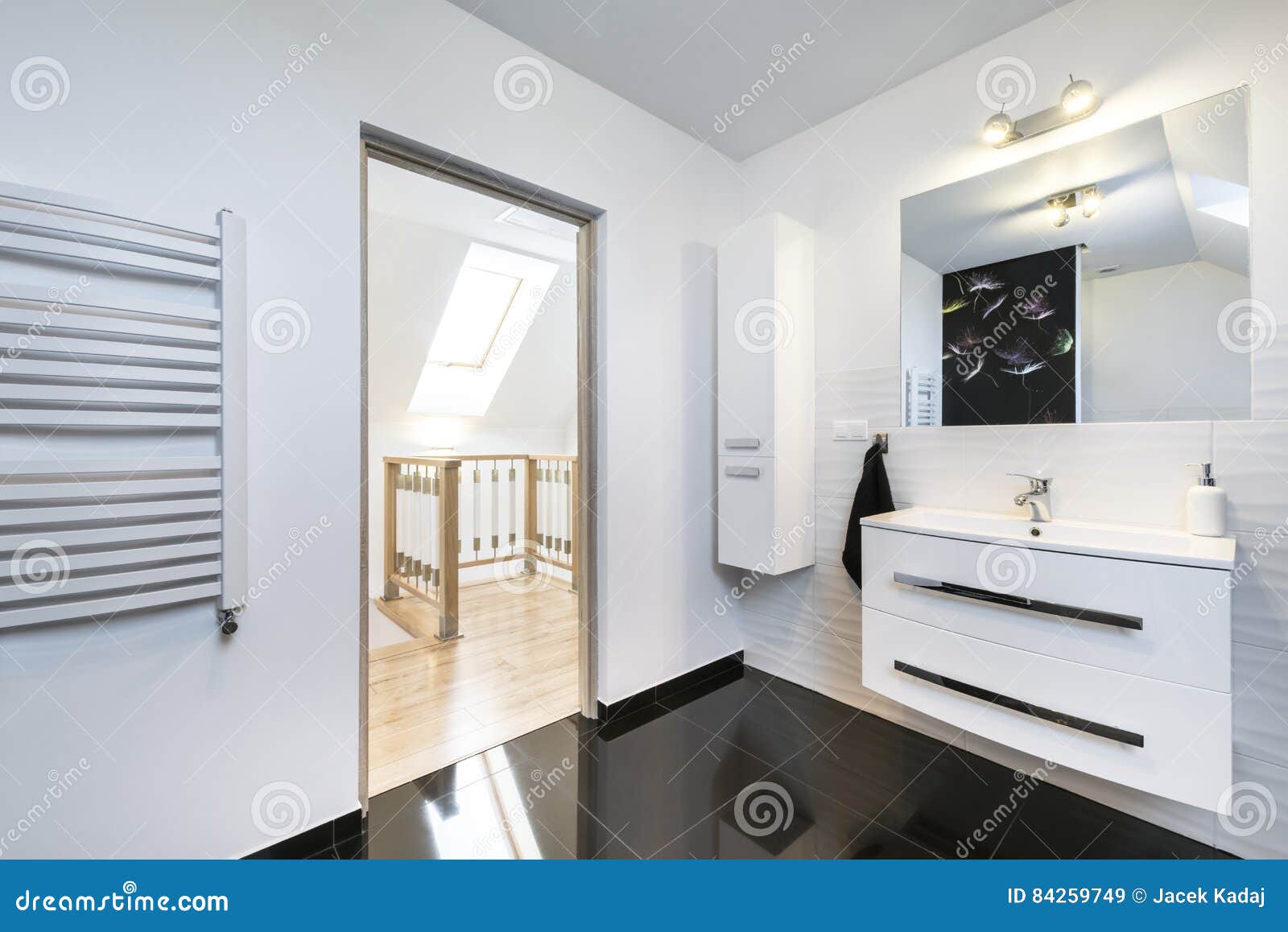 Modern Design Comfortable Bathroom Stock Image - Image of detail ...