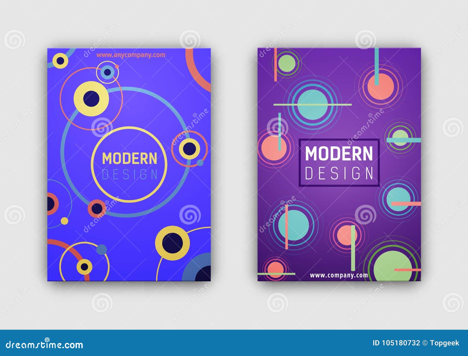 Modern Design and Website Link Vector Illustration Stock Vector ...