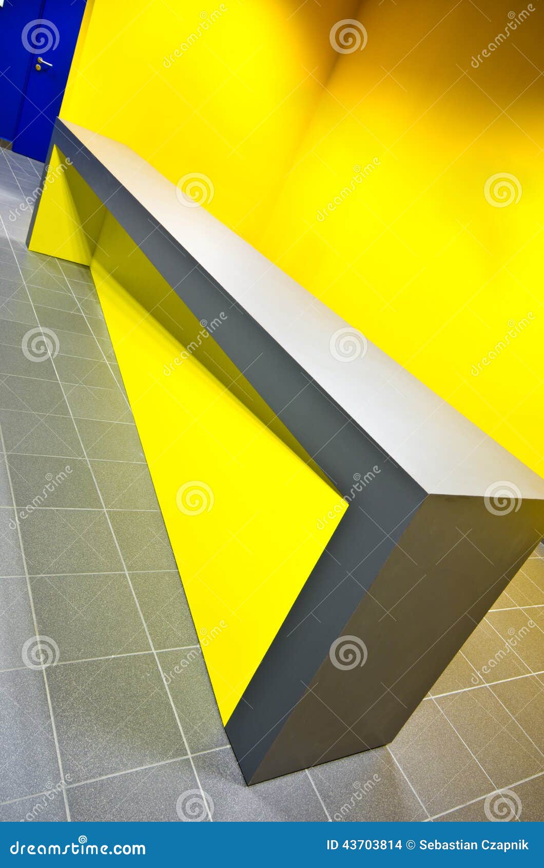 Modern design gym counter stock photo. Image of design - 43703814