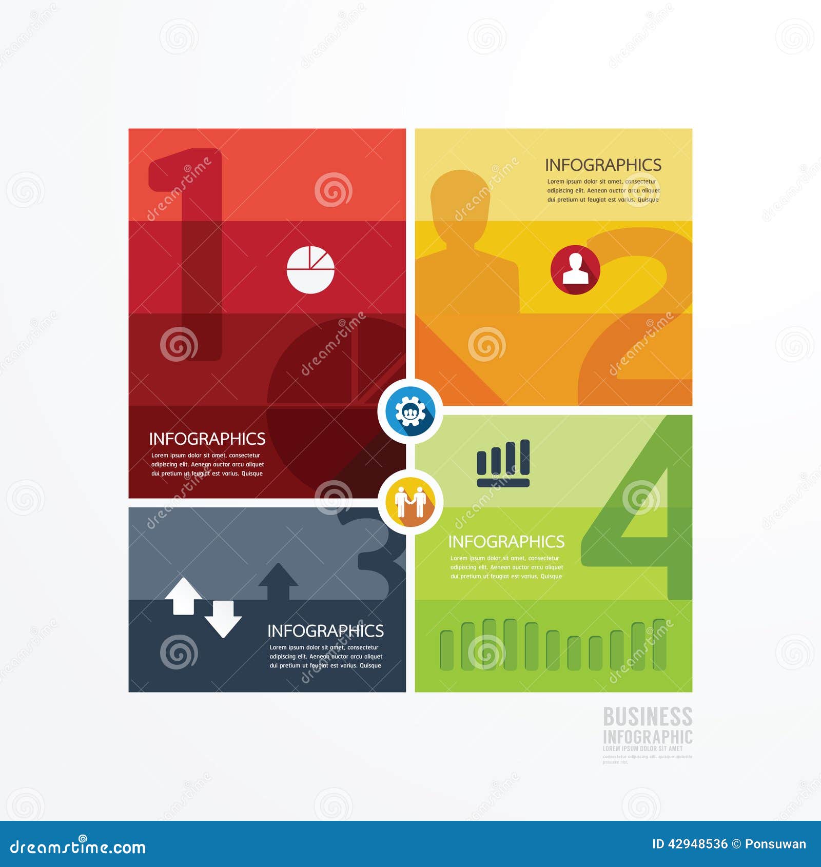 Modern Design Infographic Template.can Be Used for Infographics Stock ...