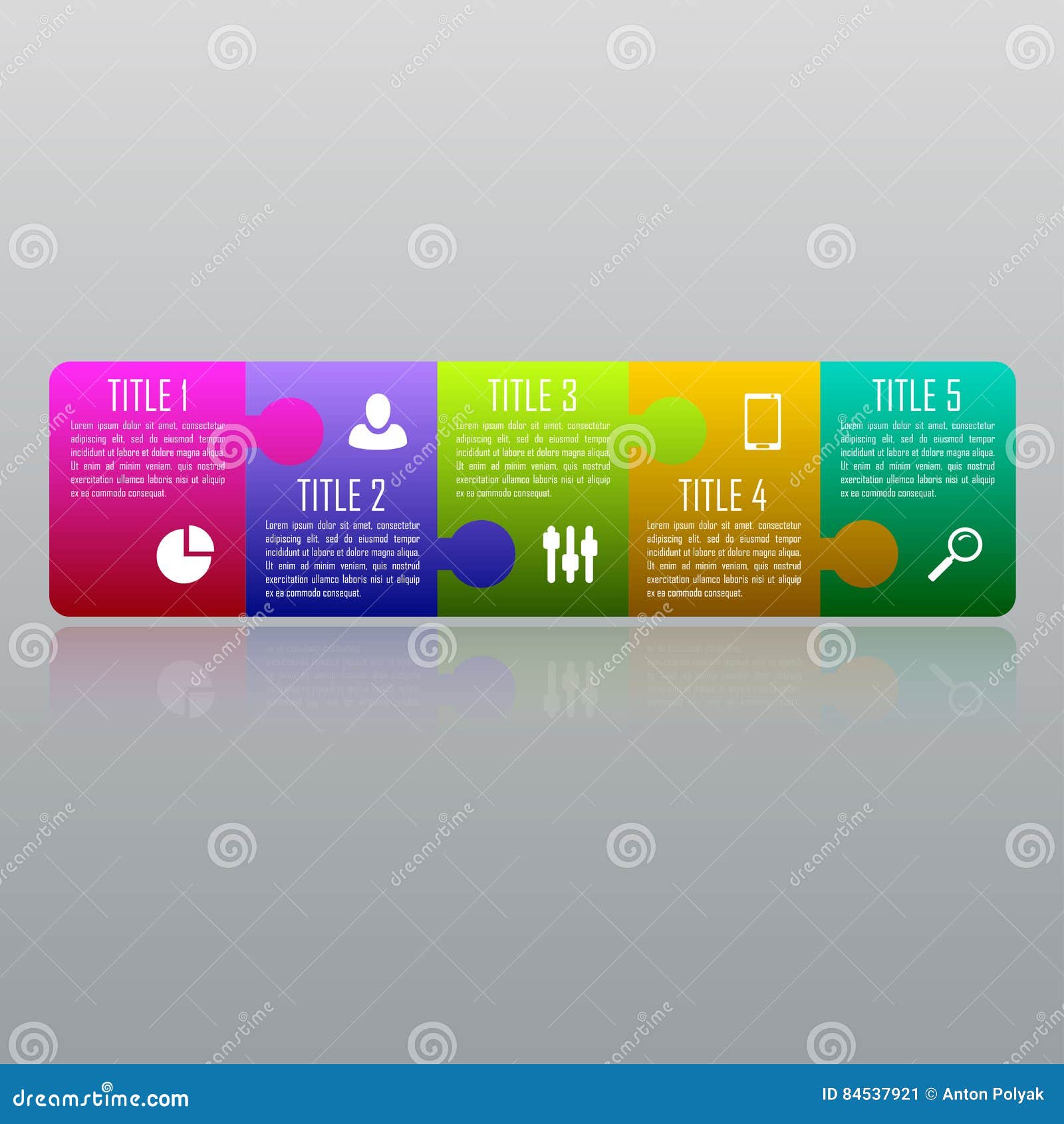 Modern Design Infographic Template Stock Vector - Illustration of graph ...