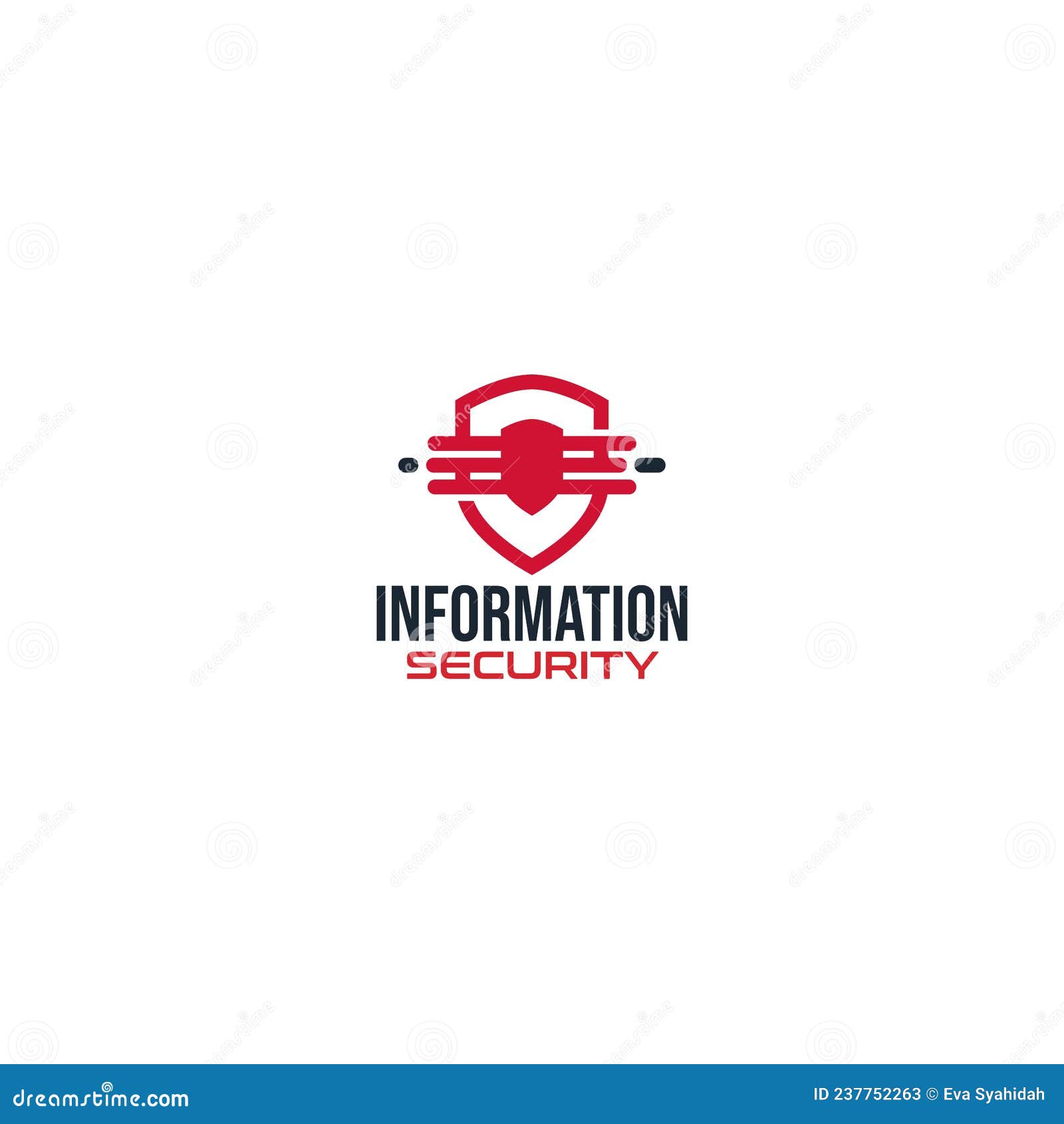 Modern Design Information Security Logo Design Stock Vector ...