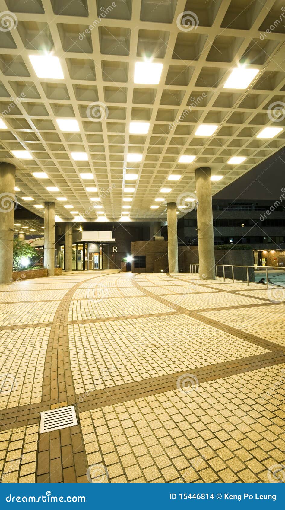 Modern Design Interior of Hall,corridor. Stock Photo - Image of shiny ...