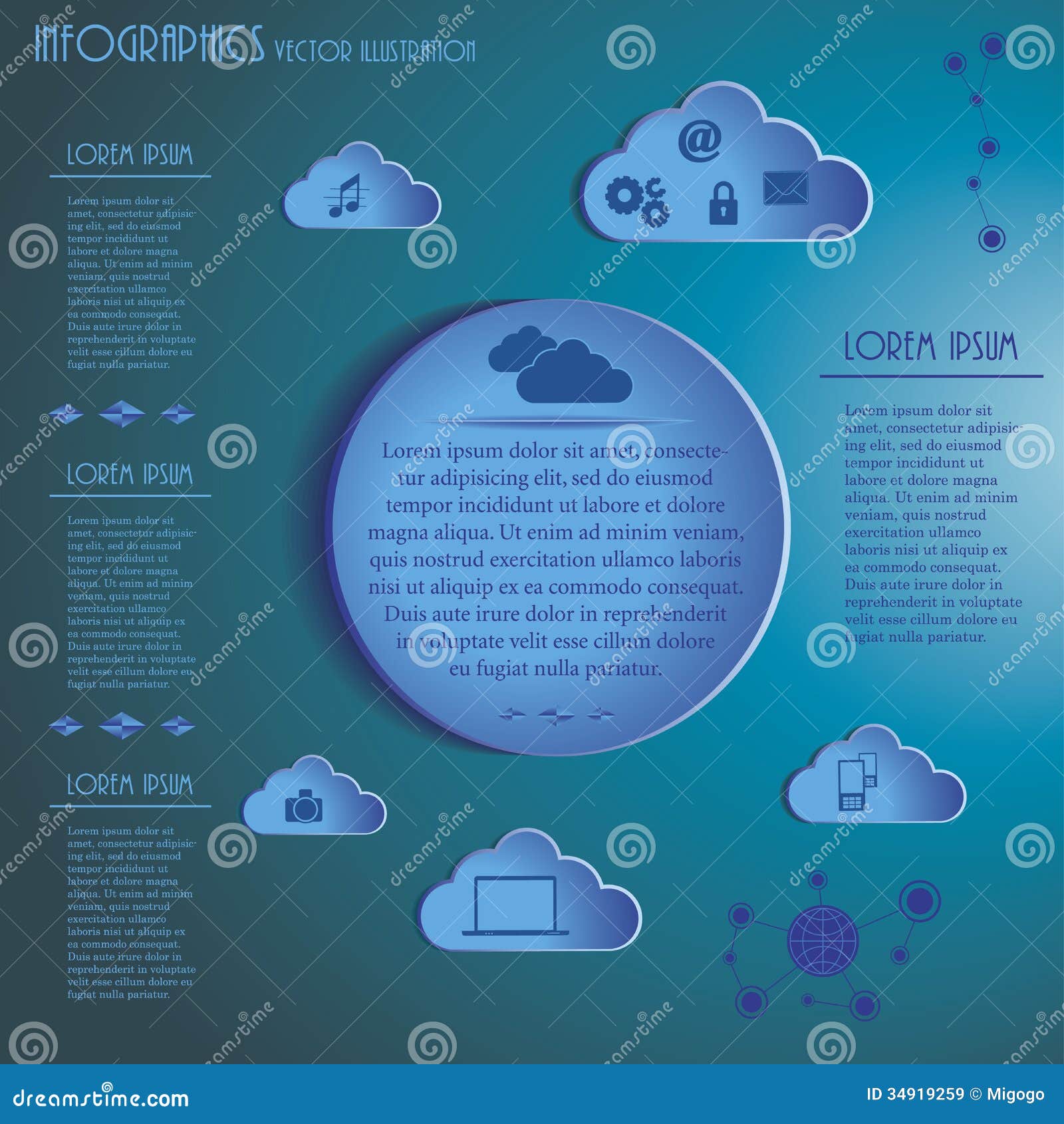 Modern Design Layout for Business Communication. Stock Vector ...
