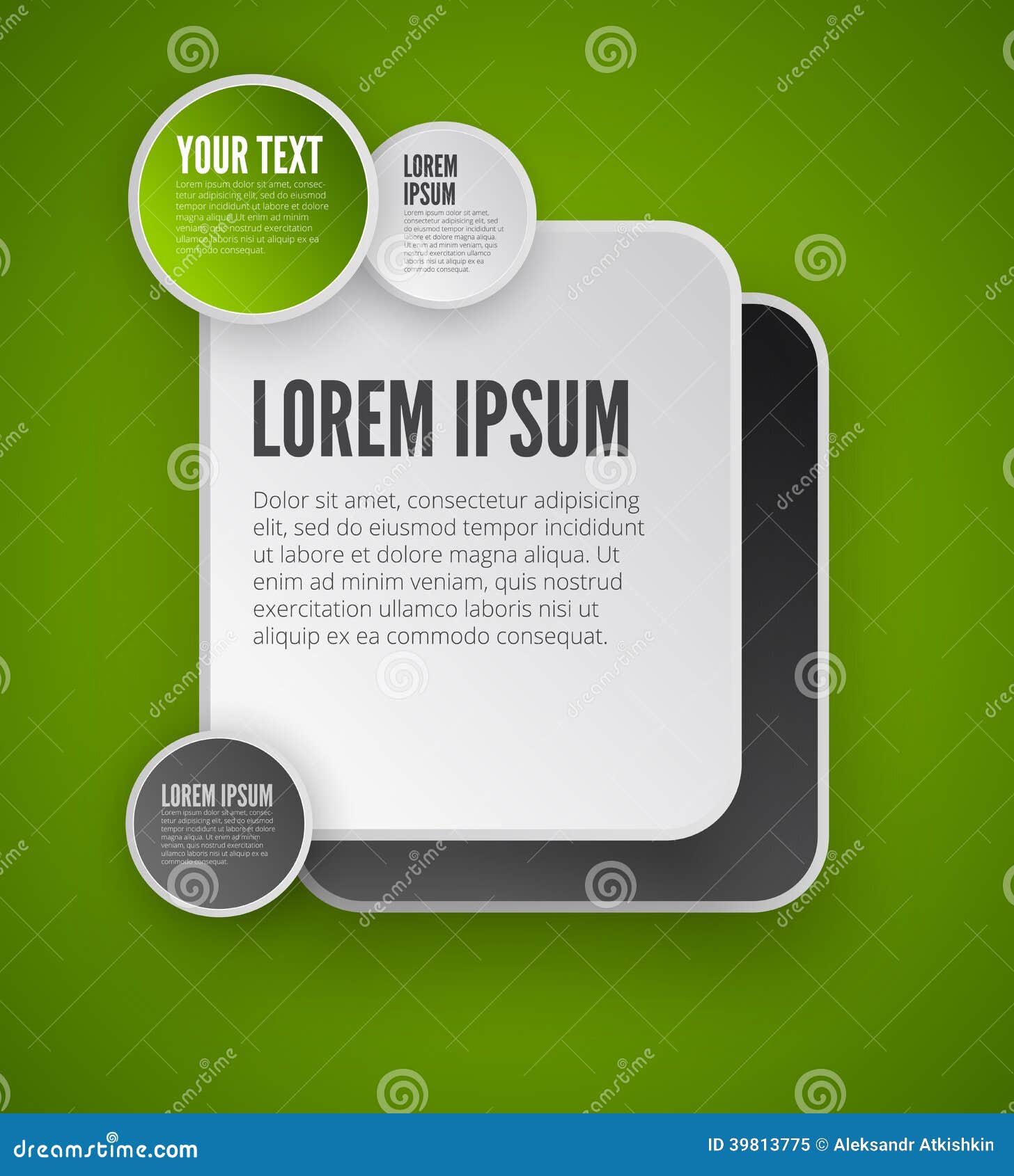 Modern Design Layout stock vector. Illustration of offer - 39813775