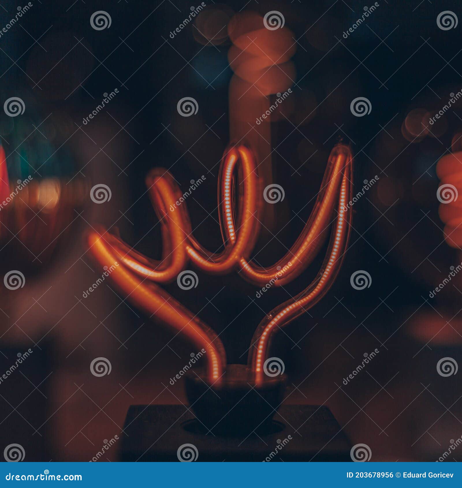 Modern Design Led Light Bulb in the Studio Stock Photo - Image of dark ...