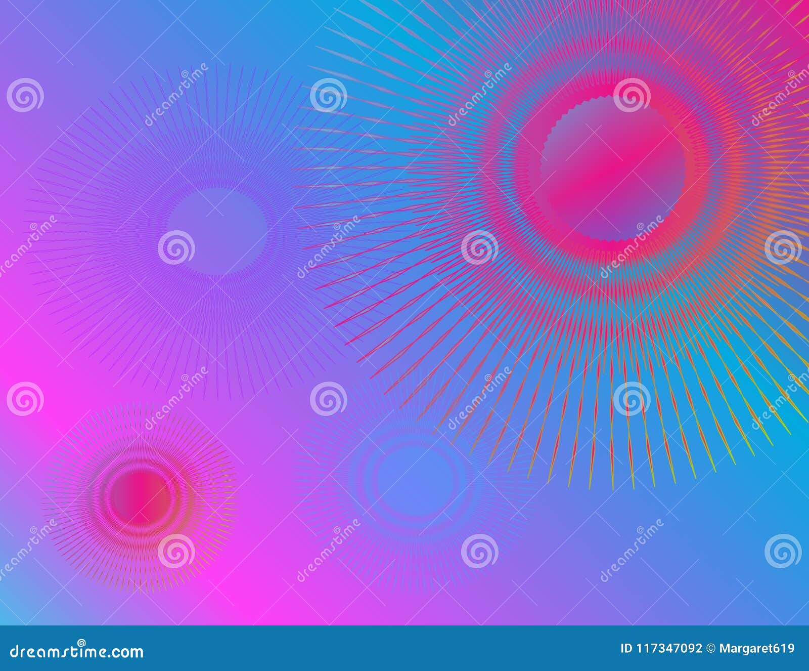 Modern Design Made of Circular Shapes. Stock Vector - Illustration of ...