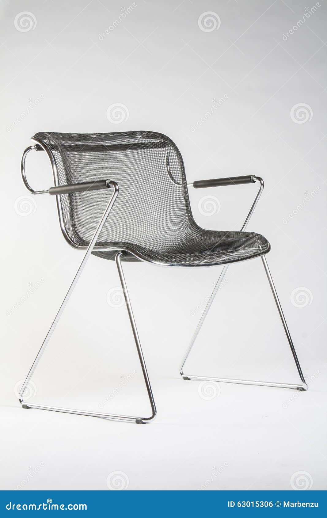 Modern design metal chair stock photo. Image of large - 63015306