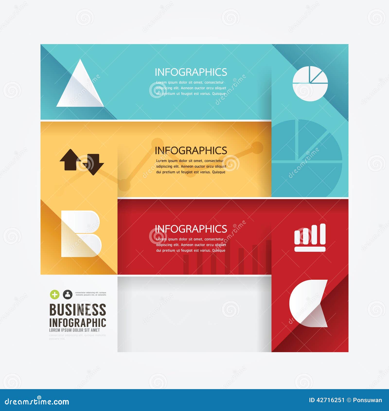 Modern Design Minimal Style Infographic Template. Stock Vector ...