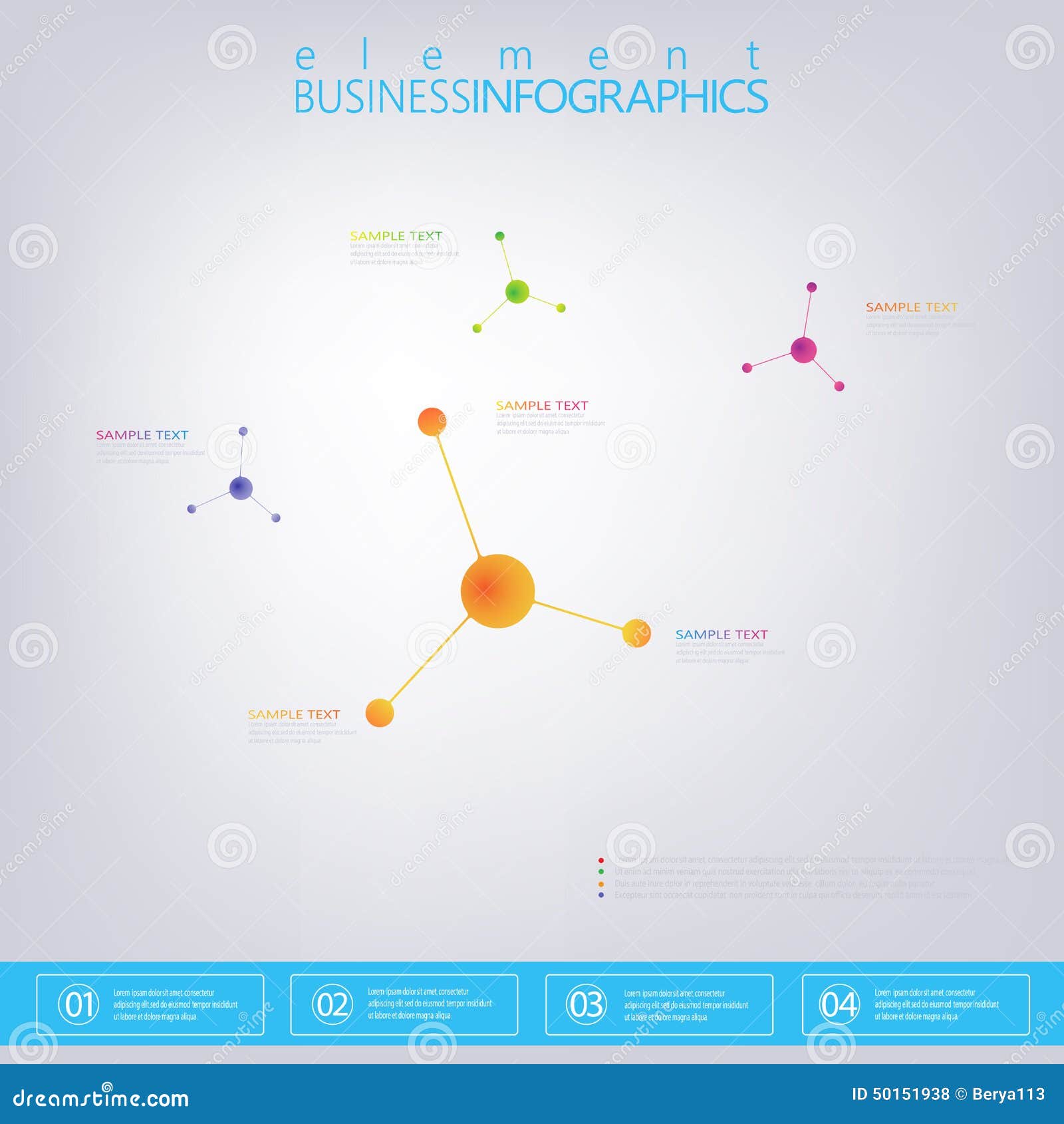 Modern Design Molecule on Gray Background, Concept Stock Vector ...