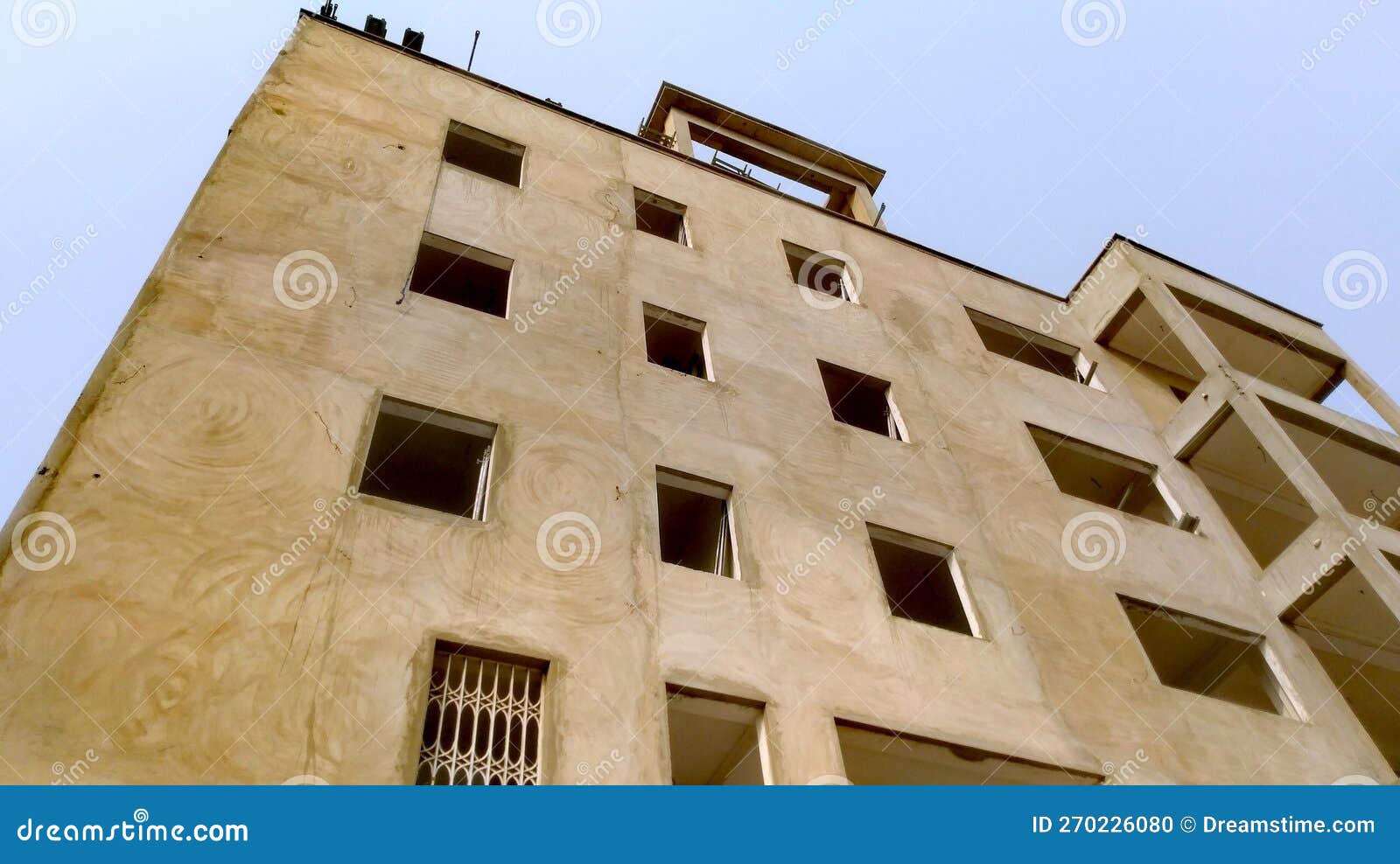 Modern Design Office Storey Building Stock Photo - Image of storefront ...