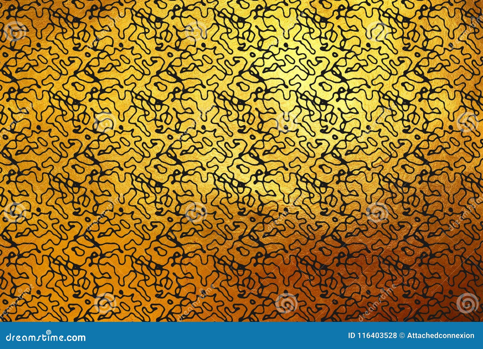 Modern Design Pattern on Gold Background. Creative Abstract. Design ...