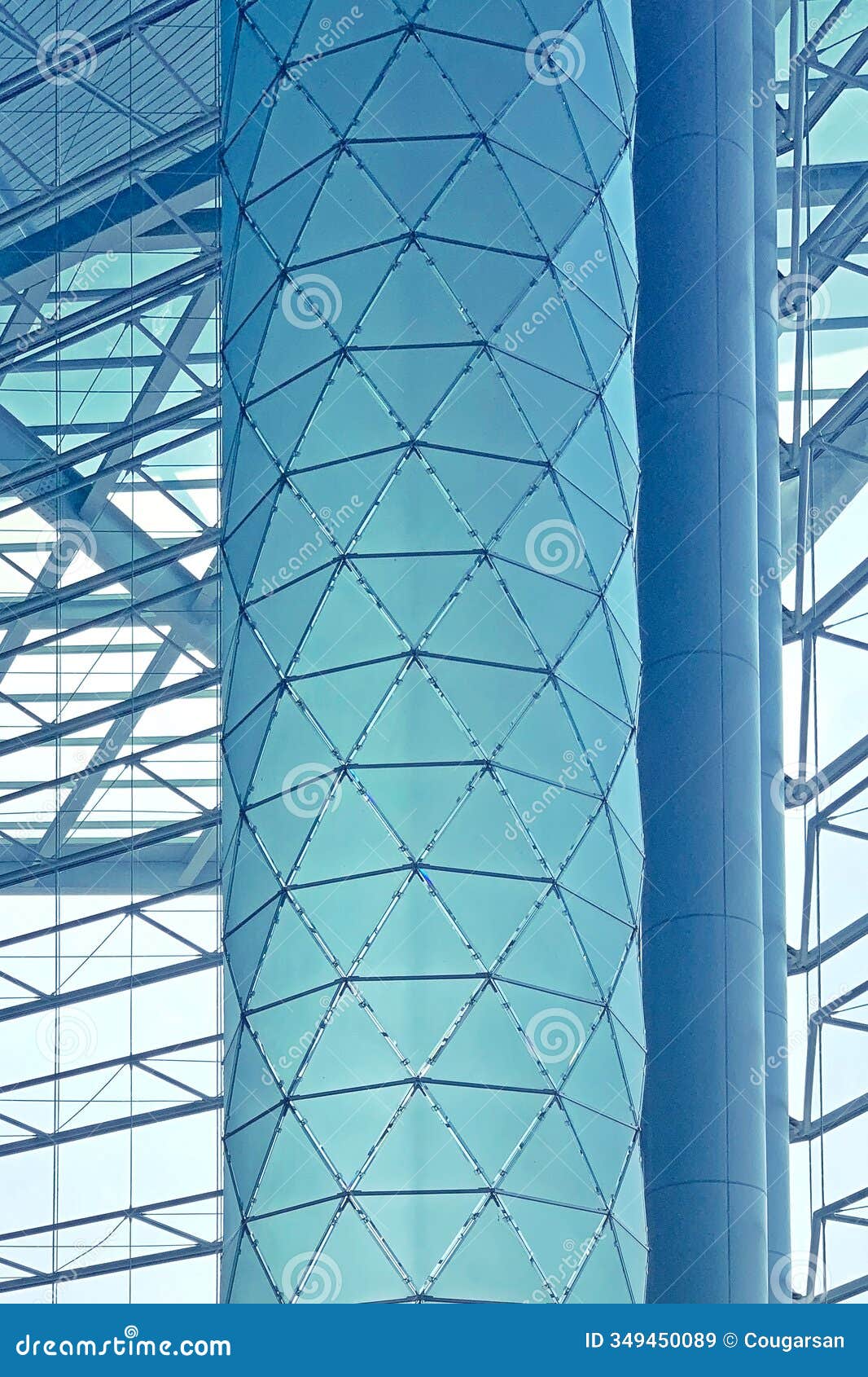 Modern Design, Perspective Pattern Geometric Inside the Building Stock ...