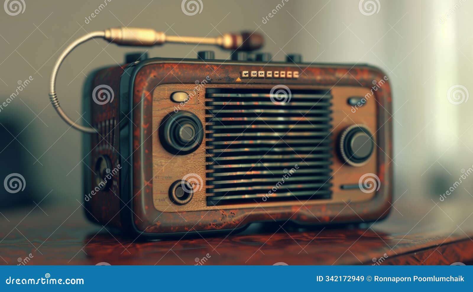 Modern Design of a Radio with Minimalist Installation Structure Stock ...