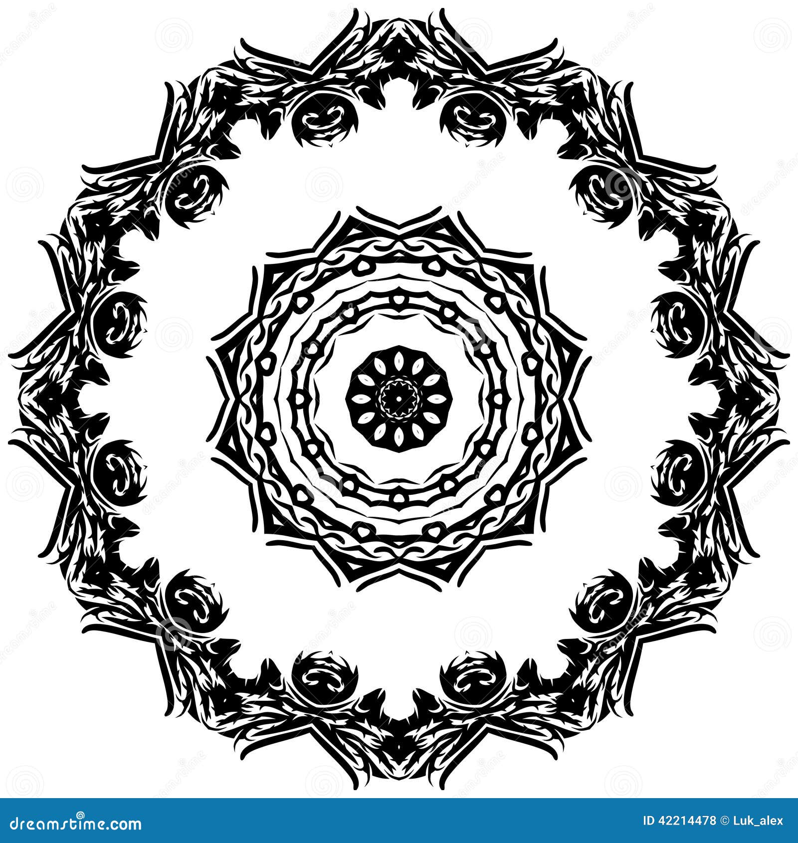 Modern Design Round Texture. Stock Vector - Illustration of element ...