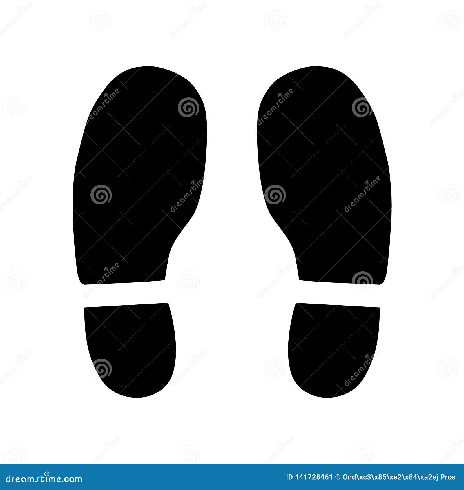 Foot Step Sign Royalty-Free Stock Photo | CartoonDealer.com #6617433