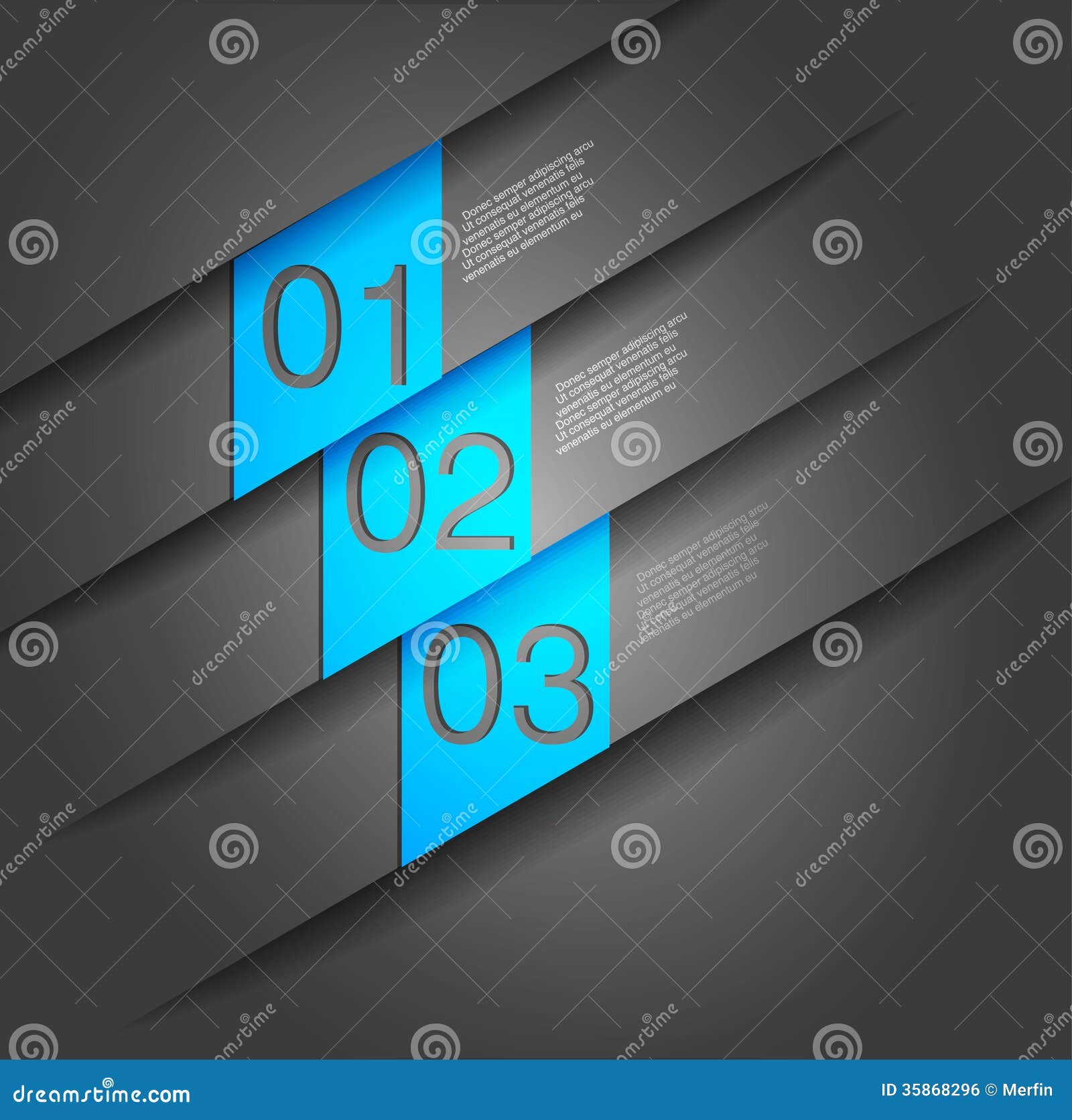 Modern Design template stock illustration. Illustration of number ...