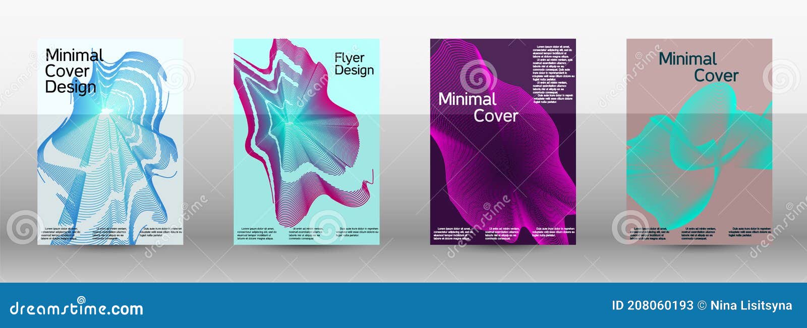 Modern Design Template. Creative Background from Abstract Lines Stock ...