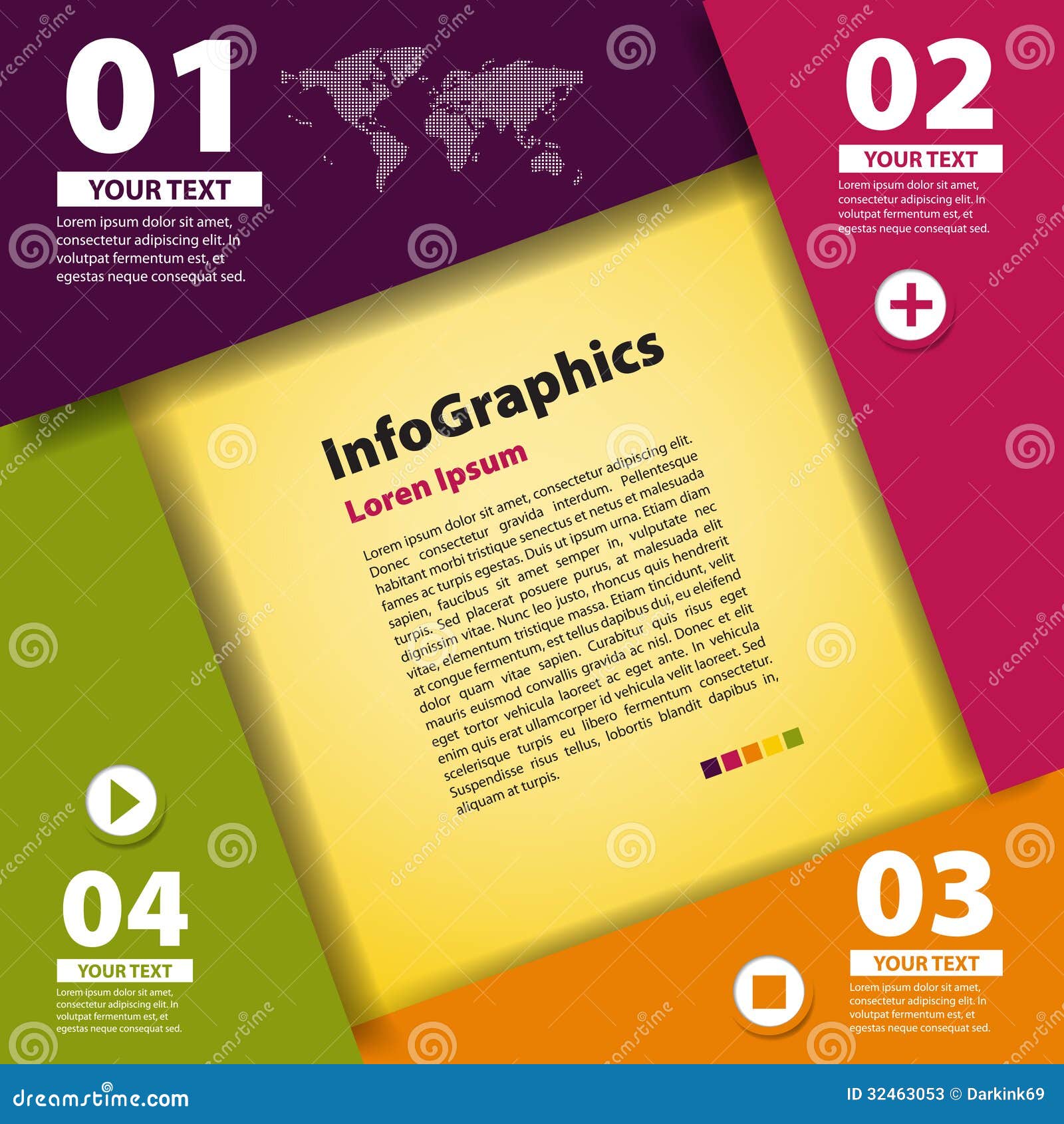 Modern Design Template for Infographic Stock Vector - Illustration of ...