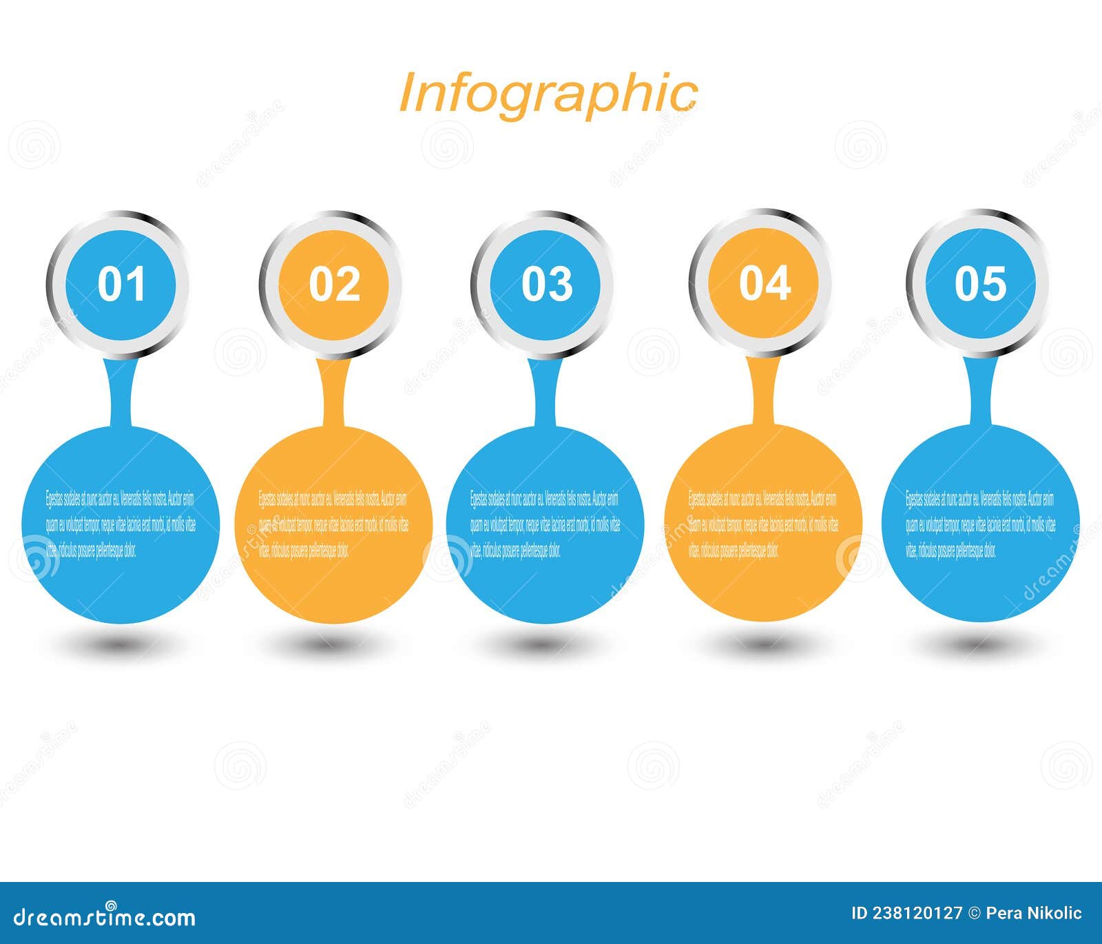 Infographic Display, Idea To Ranked and Statistics. Stock Vector ...
