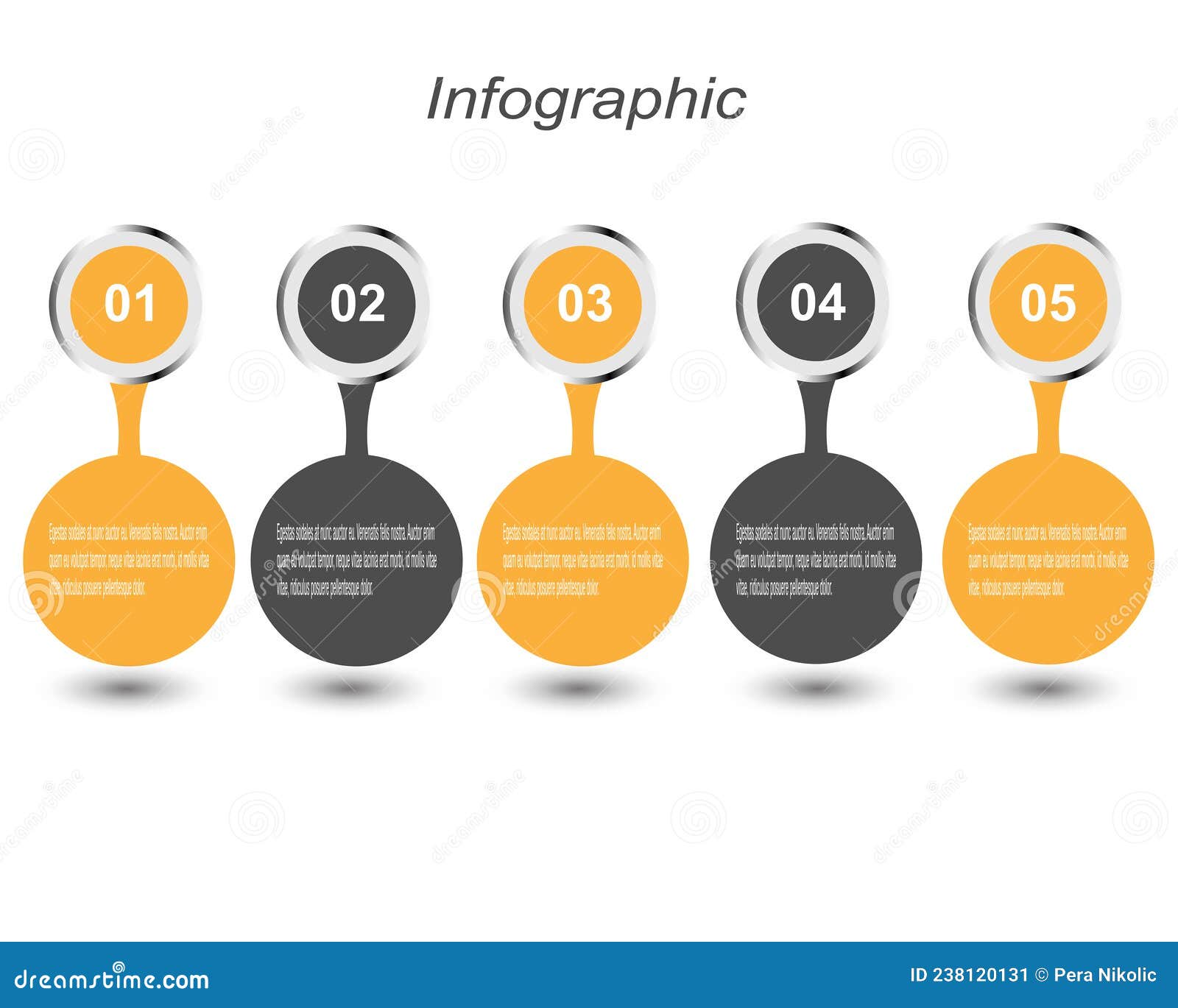 Infographic Display, Idea To Ranked and Statistics. Stock Vector ...