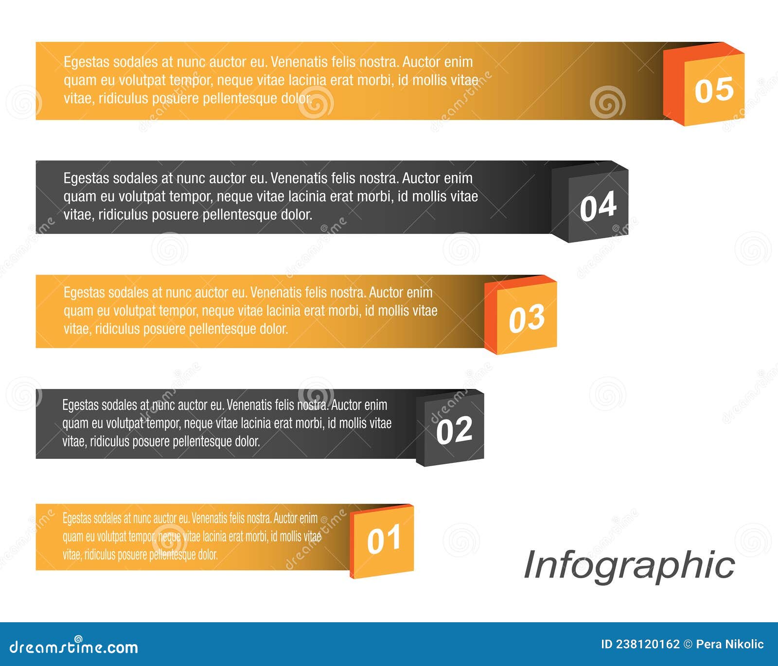 Infographic Display, Idea To Ranked and Statistics. Stock Vector ...
