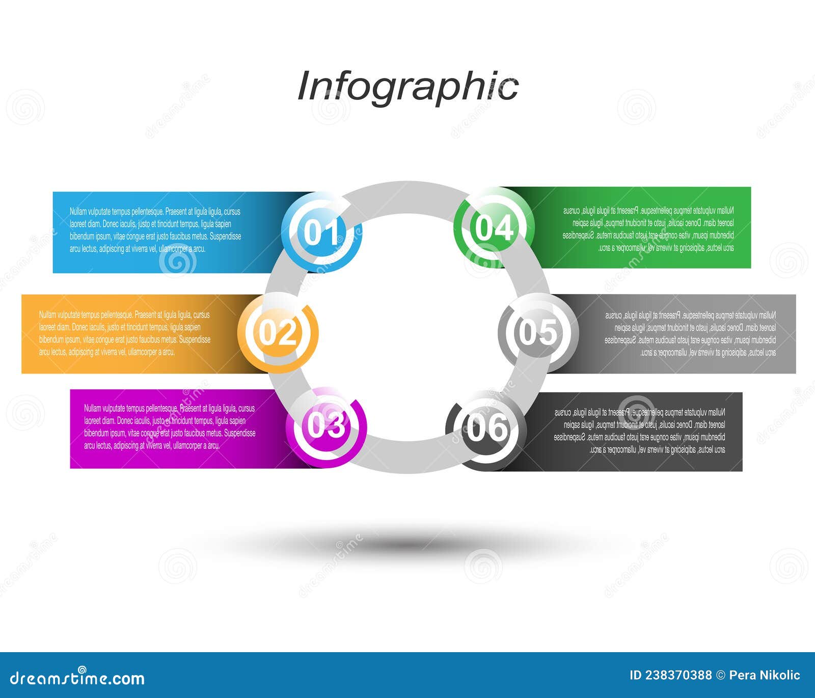Infographic Display, Idea To Ranked and Statistics. Stock Vector ...
