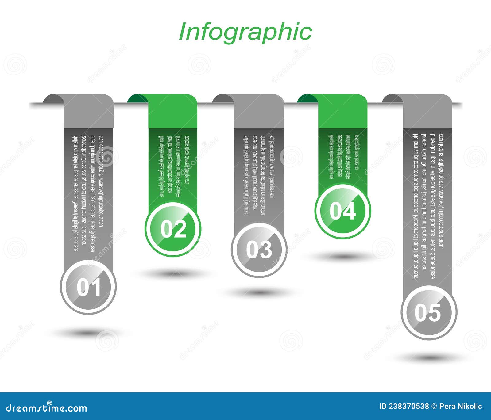 Infographic Display, Idea To Ranked and Statistics. Stock Vector ...