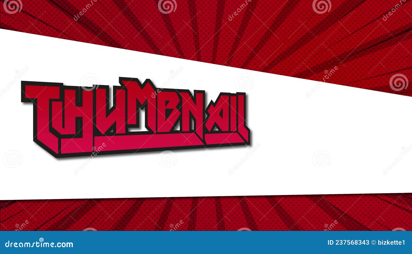 Modern Design Thumbnail Background Template Vector Illustration Stock ...