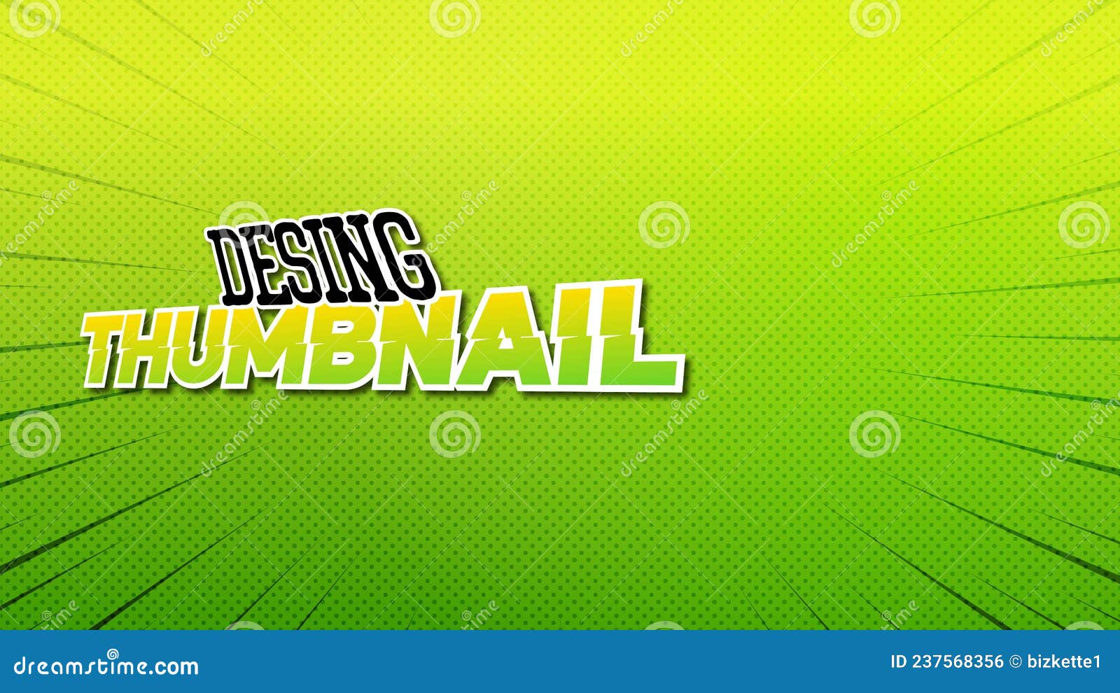 Modern Design Thumbnail Background Template Vector Illustration Stock ...