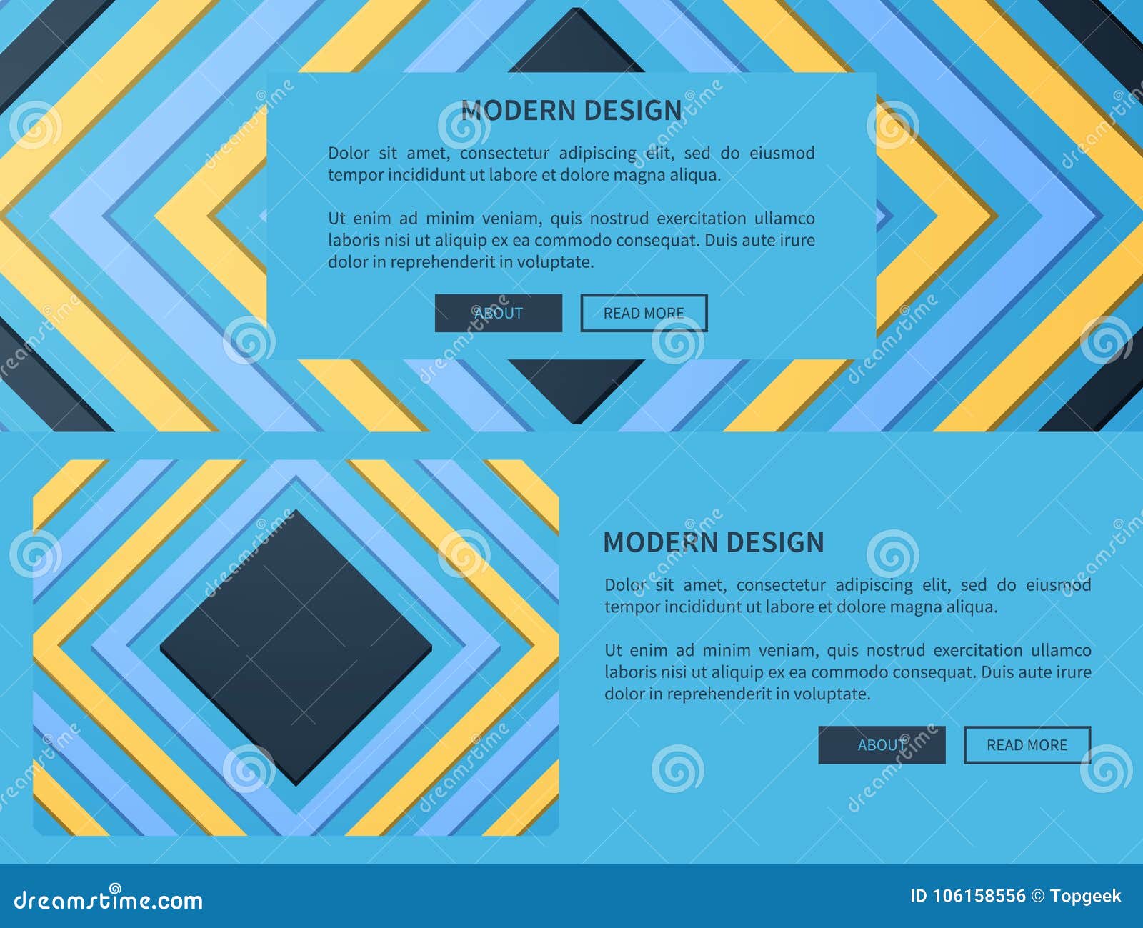 Modern Design Web Blue on Vector Illustration Stock Vector ...
