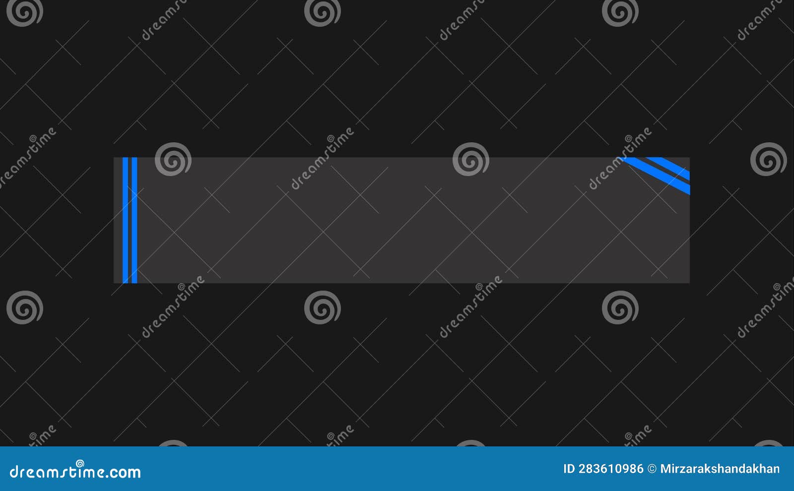 Modern Designed Lower Third. Stock Illustration - Illustration of ...