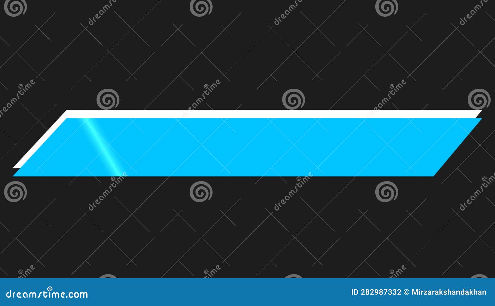 Modern Designed Lower Third in Light Blue Colors and White Colors ...