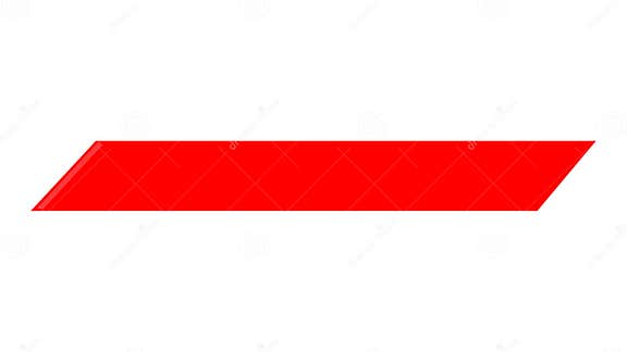 Modern Designed Lower Third in Red Colors and White Colors. Stock ...