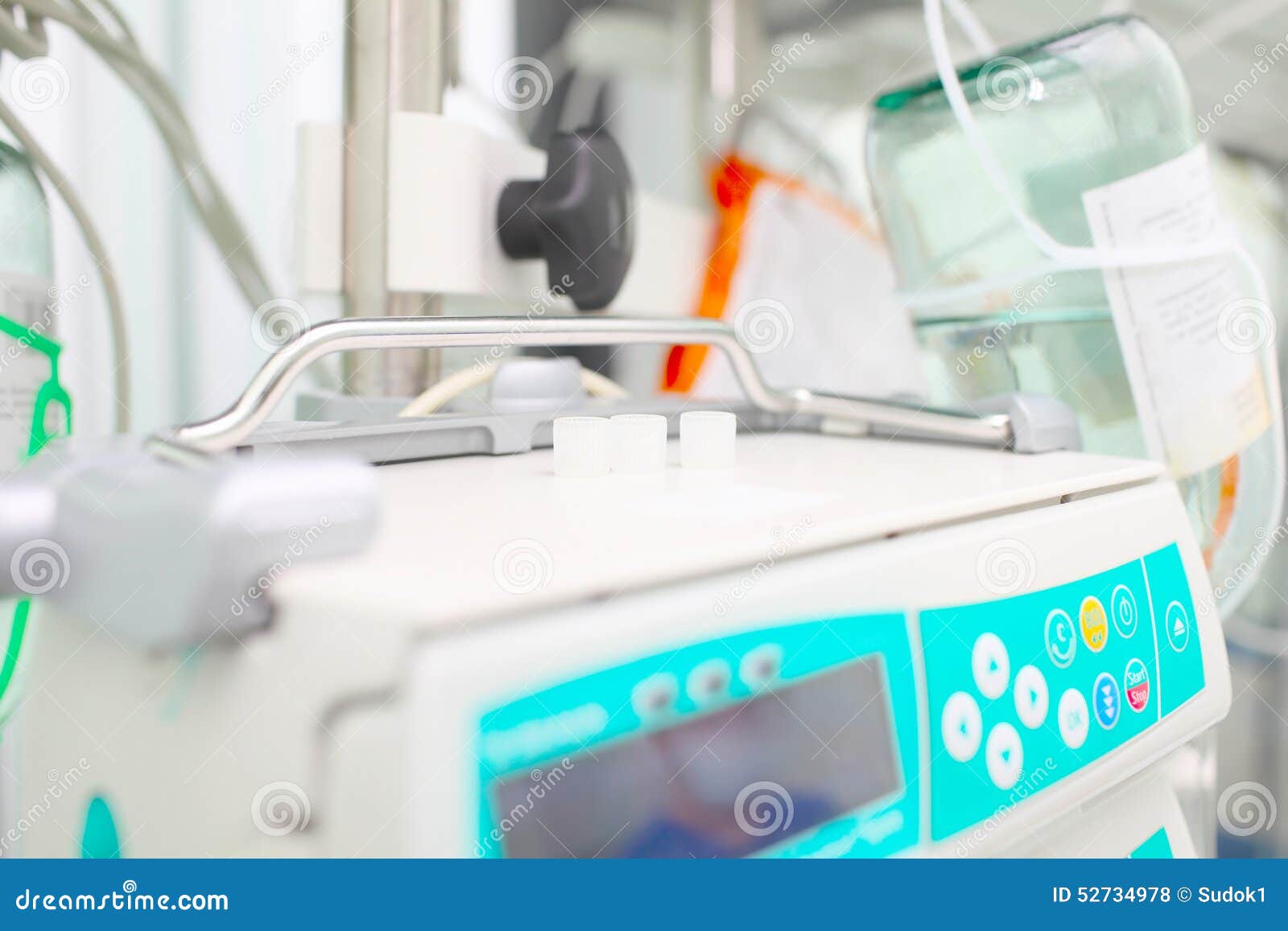 Modern Device for Intravenous Drip Stock Photo - Image of machinery ...