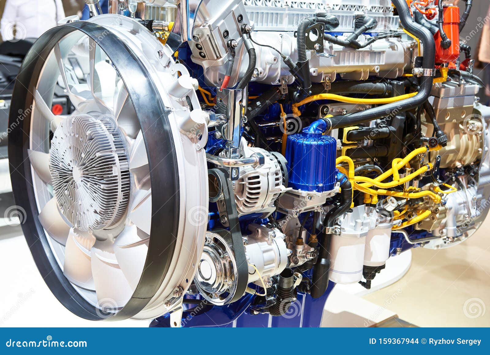 Modern diesel engine truck stock photo. Image of business - 159367944